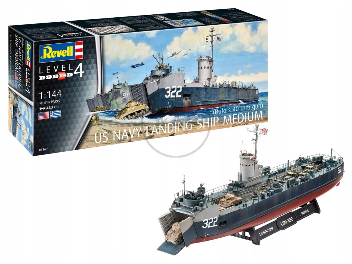 MODEL DO SKLEJANIA REVELL US NAVY LANDING SHIP > Revell